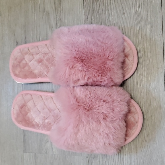 Shoes | Womens Pink House Slippers | Poshmark